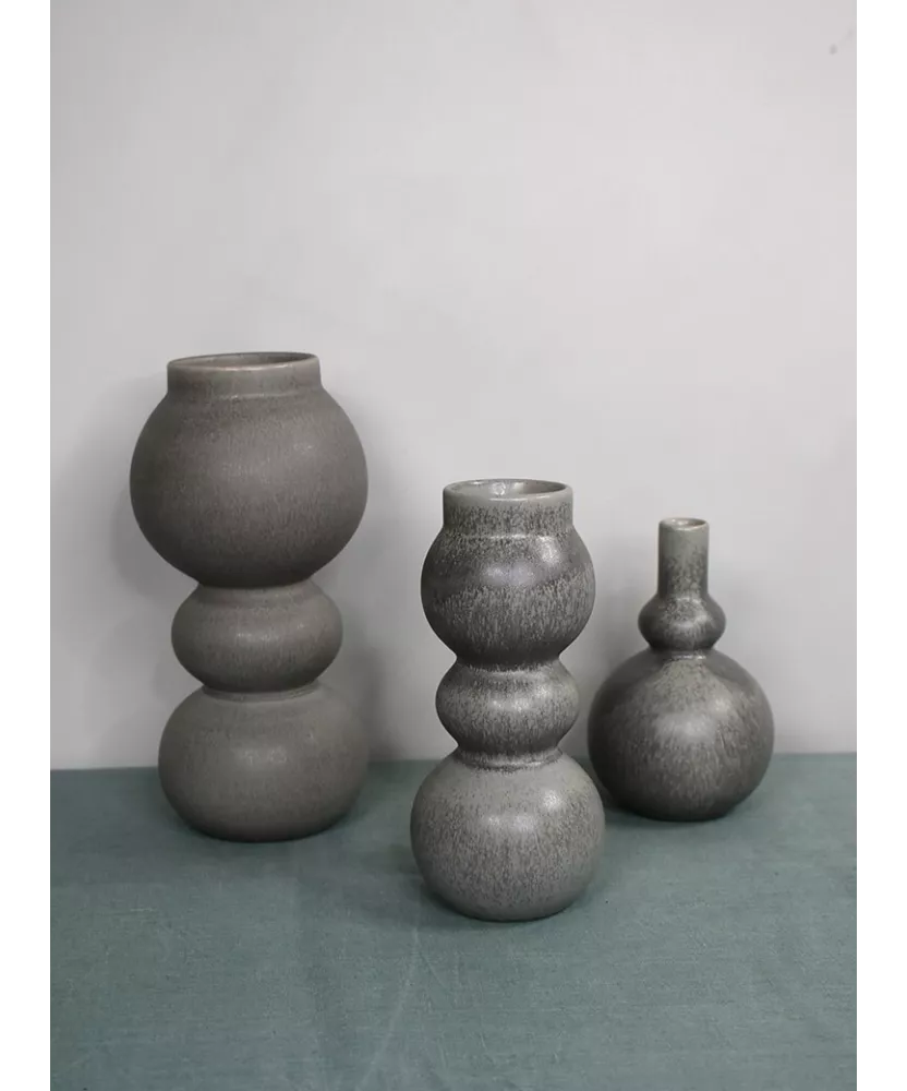 Trio de vases contemporains modèle Como
