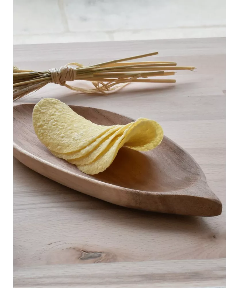 Duo de coupelles en bois naturel modèle DALBERT