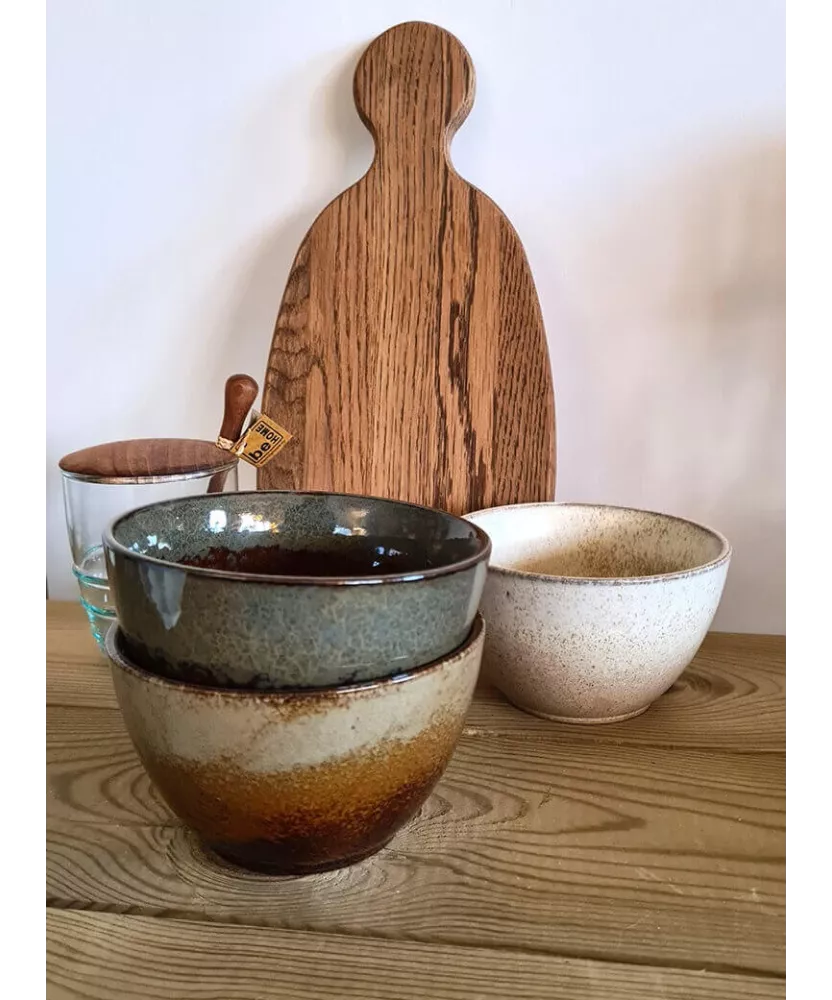 Trio de bols grès